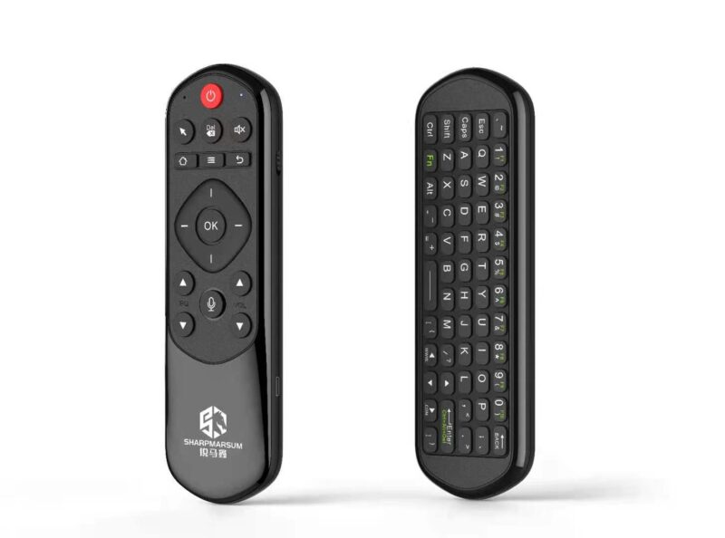 Mini remote with mini keyboard backside – Wholesale Electronics